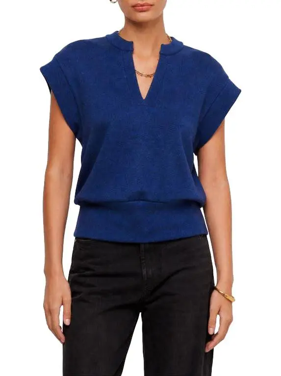 Fifteen Twenty Morgan V-neck Top - Blue