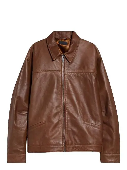 HAIKURE Jocelyne Silky Leather Jacket - Tan