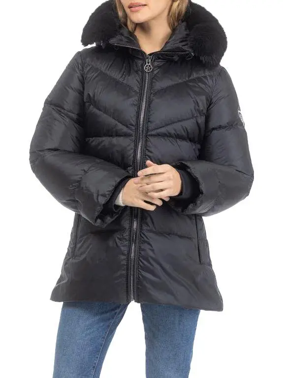 Gorski Après-ski Short Parka - Black/black