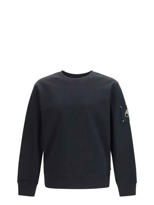 Moose Knuckles Hartsfield Crewneck Sweatshirt - Black