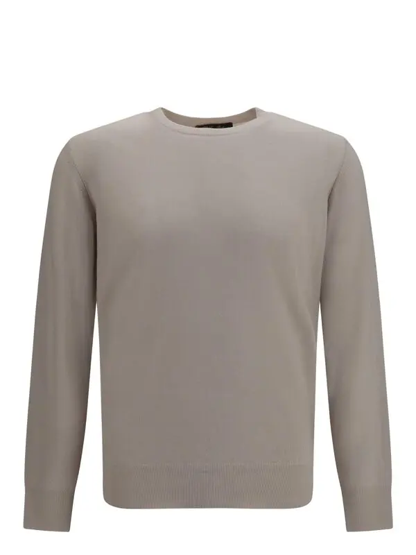 Loro Piana Cashmere Crew Neck Sweater - Cream