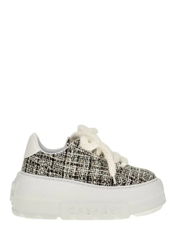 Casadei Bouclé Fabric Nexus Sneakers - Multicolour