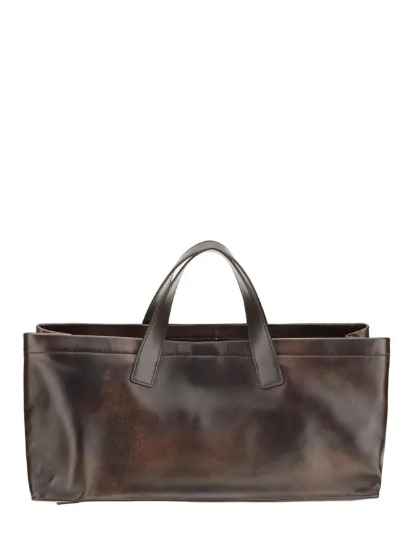 Staud Port Tote Handbag - Brown