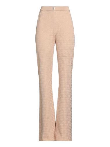 Givenchy Flared Viscose Knit Pants - Beige