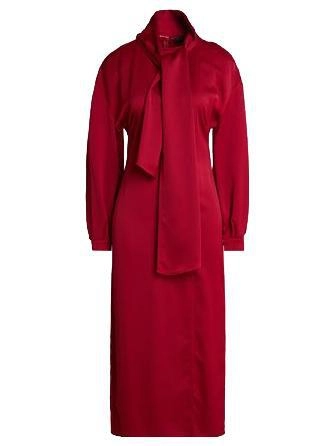KAOS Long Sleeve Maxi Dress - Red