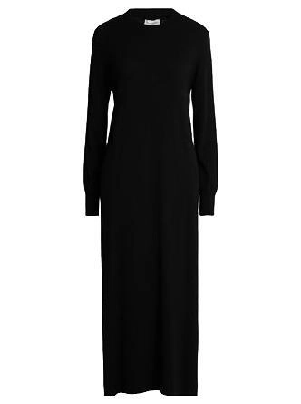 MANILA GRACE Knit Midi Dress - Black