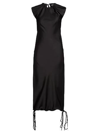 Attico Midi Dress Polyester - Black