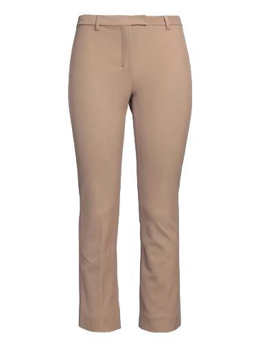 Max Mara Cotton Blend Bootcut Pants - Camel