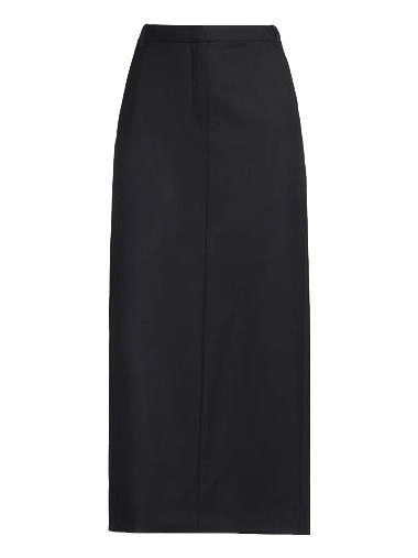 Theory Midnight Wool Blend Pencil Skirt - Blue