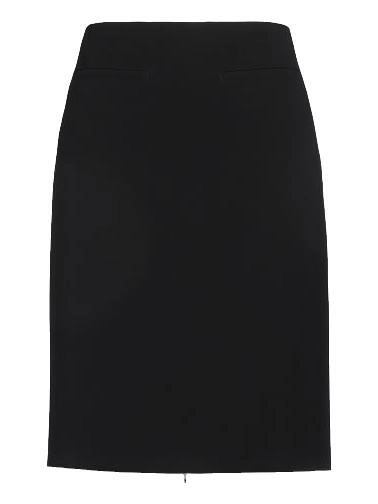 N°21 Crepe Flared Midi Skirt - Black