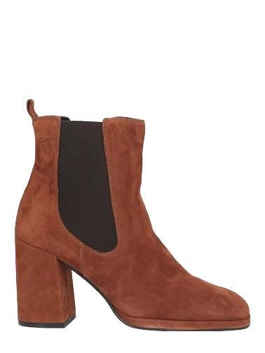 CAFÈNOIR Suede Chelsea Ankle Boots - Brown