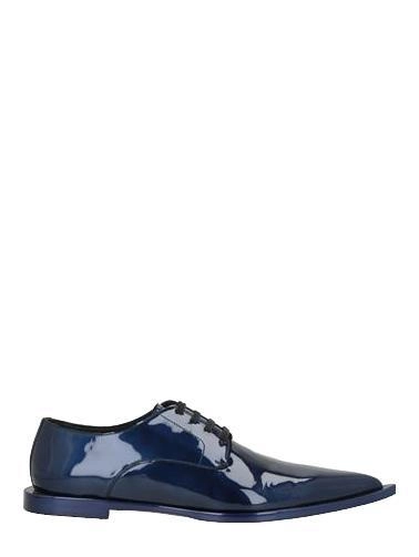 Dolce & Gabbana Calfskin Derby Shoes - Blue