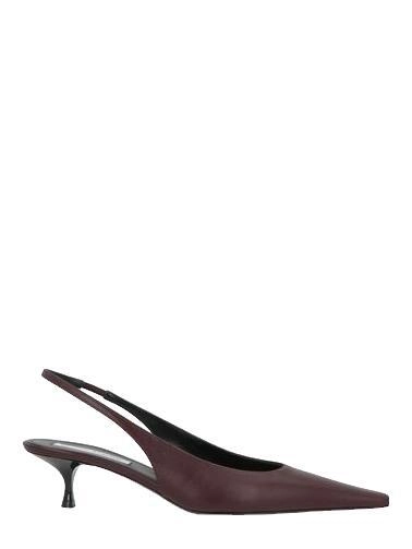 Victoria Beckham Calfskin Slingback Pumps - Red
