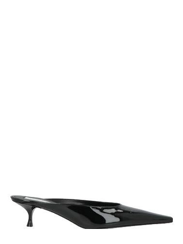 Victoria Beckham Pointed Toe Mules - Black