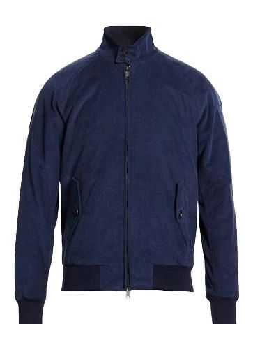 BARACUTA Harrington Jacket In Cotton Corduroy - Navy