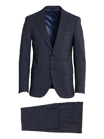 TOMBOLINI Suit Midnight Size Wool - Blue