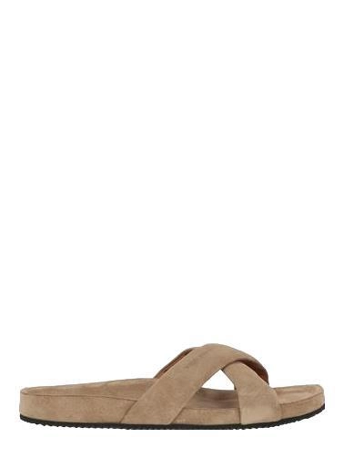 WALES BONNER Suede Sandals - Beige
