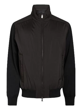 Paul & Shark Virgin Wool And Polyester Jacket - Black