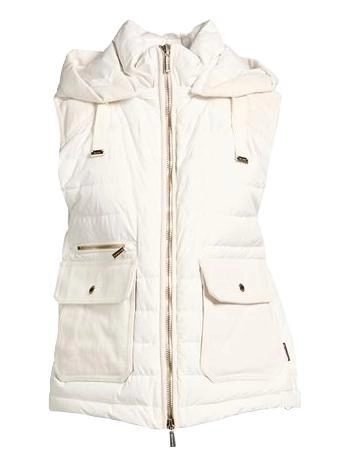 MOORER Vest Size Polyester, Cotton - Ivory