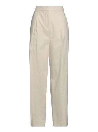 Ba&sh Viscose Blend High-waisted Wide-leg Pants - Beige
