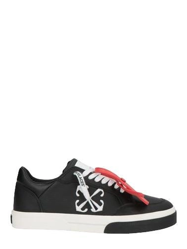 OFF-WHITE™ Leather Low-top Sneakers - Black