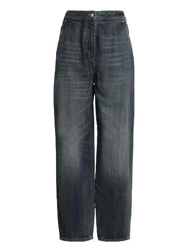 Armani Exchange Cotton Mom Jeans - Blue