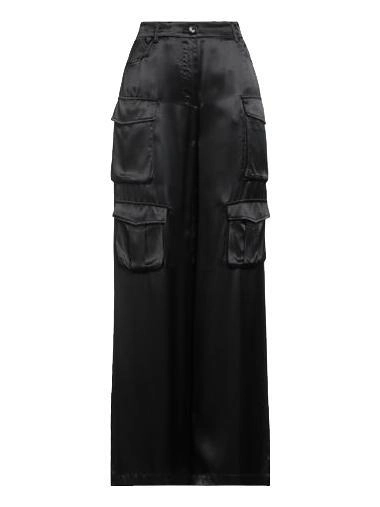 BALLANTYNE Viscose Cargo Pants - Black