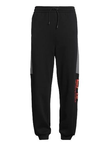 EA7 Pants Size Cotton, Elastane - Black
