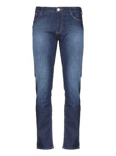 Emporio Armani Cotton Elastane Jeans - Blue