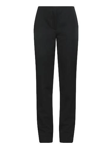 Attico Virgin Wool Tapered Pants - Black