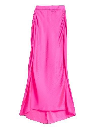 FORTE_FORTE Fuchsia Silk Blend Maxi Skirt - Pink