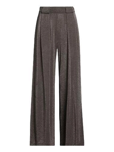 Momoni Wide-leg Metallic Jersey Pants - Brown