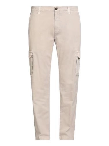 MOORER Cotton, Cashmere, And Elastane Cargo Pants - Beige