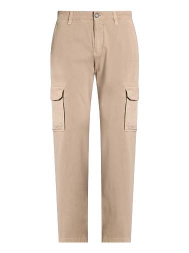 MOORER Cotton, Cashmere, And Elastane Cargo Pants - Beige