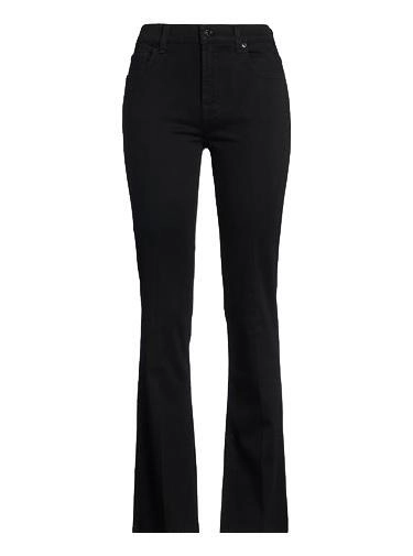 7 For All Mankind Bootcut Twill Stretch Pants - Black