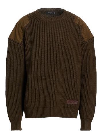 Dsquared2 Military Virgin Wool Blend Sweater - Green