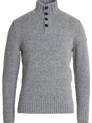 Paul & Shark Wool Blend Knit Sweater - Grey