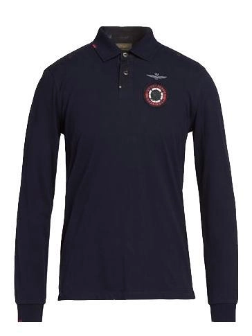 AERONAUTICA MILITARE Polo Shirt Size Cotton - Blue