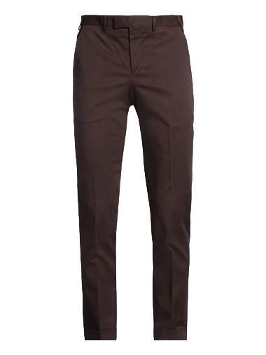 PT TORINO Chocolate Cotton Elastane Tailored Pants - Brown
