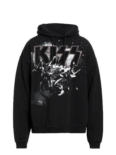 Dsquared2 Fleece Hooded Sweatshirt - Black