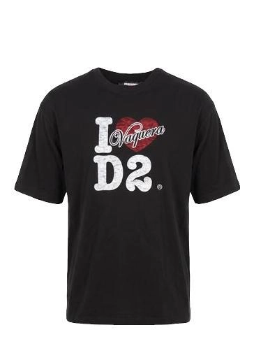 Dsquared2 T-shirt Size Cotton - Black