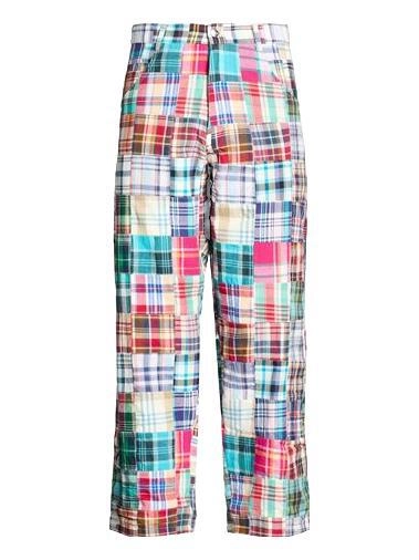 BARROW Tartan Pattern Cotton Pants - Blue