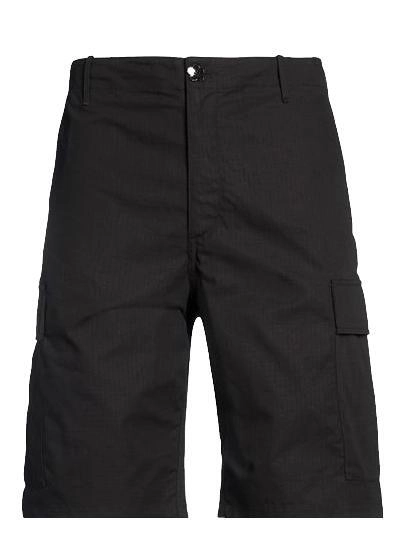 Kenzo Cotton Cargo Shorts - Black