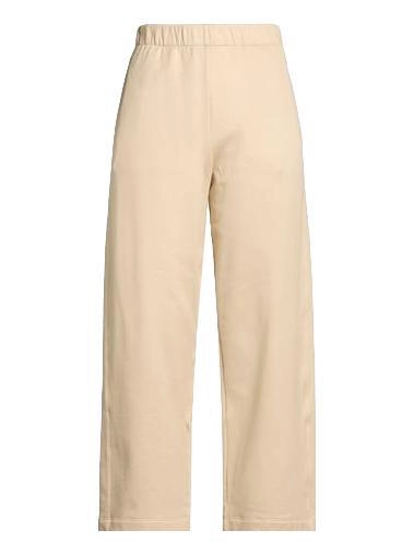 Max Mara Cream Silk, Cotton, Elastane Track Pants - Sand
