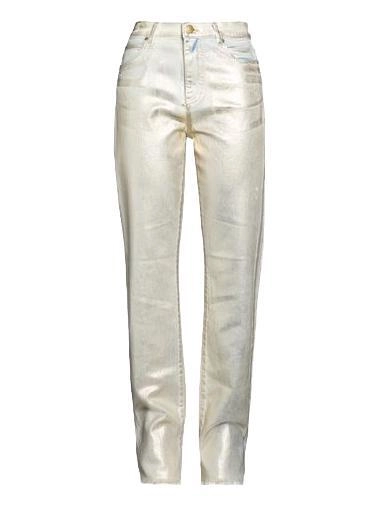 Pinko Coated Metallic Effect Straight-leg Jeans - Blue
