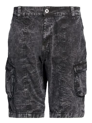Alpha Industries Charcoal Cotton Cargo Shorts - Grey