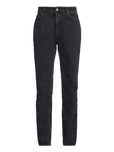 Burberry Charcoal Cotton Tapered Jeans - Grey