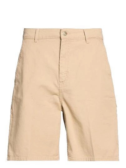 Carhartt Cotton Elastane Blend Casual Shorts - Beige