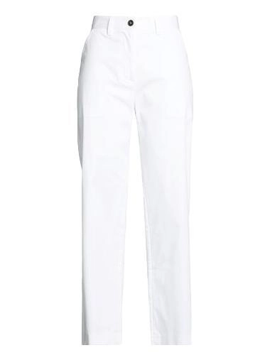 Massimo Alba Straight-leg Cotton And Elastane Pants - White