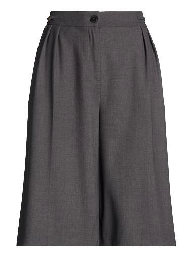 TWINSET Polyester, Viscose, And Elastane Bermuda Shorts - Grey